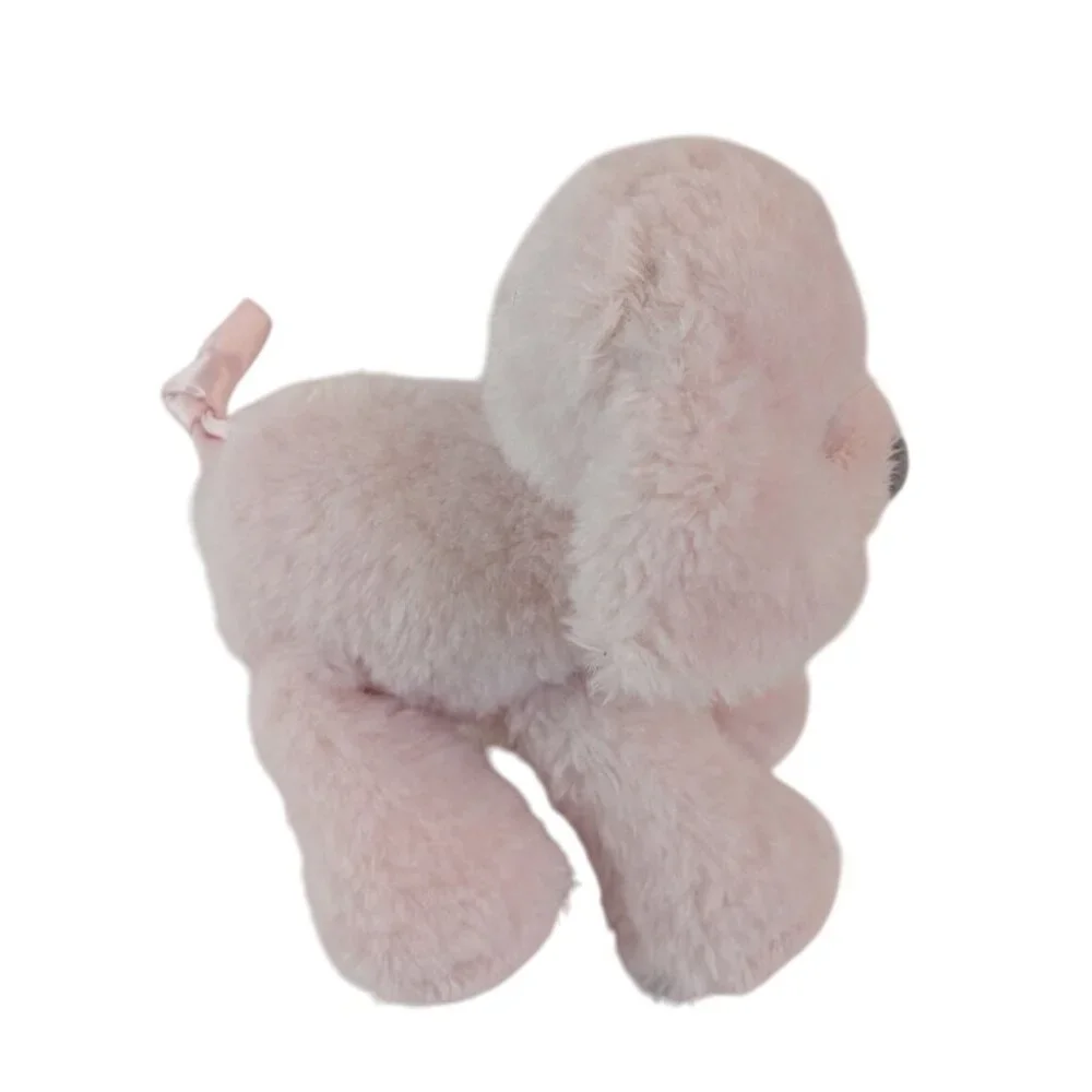 Gund | Toys | Baby Gund Fluffey Pink Puppy Dog Plush 9 Lovey Satin Tail ...